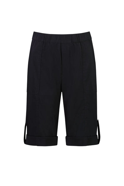 VERGE ROLLED SHORT ACROBAT IN BLACK - 3920HLW